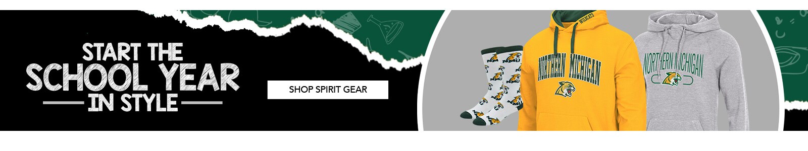 Northern Michigan University Spirit Apparel & Gear, Football Gear ...